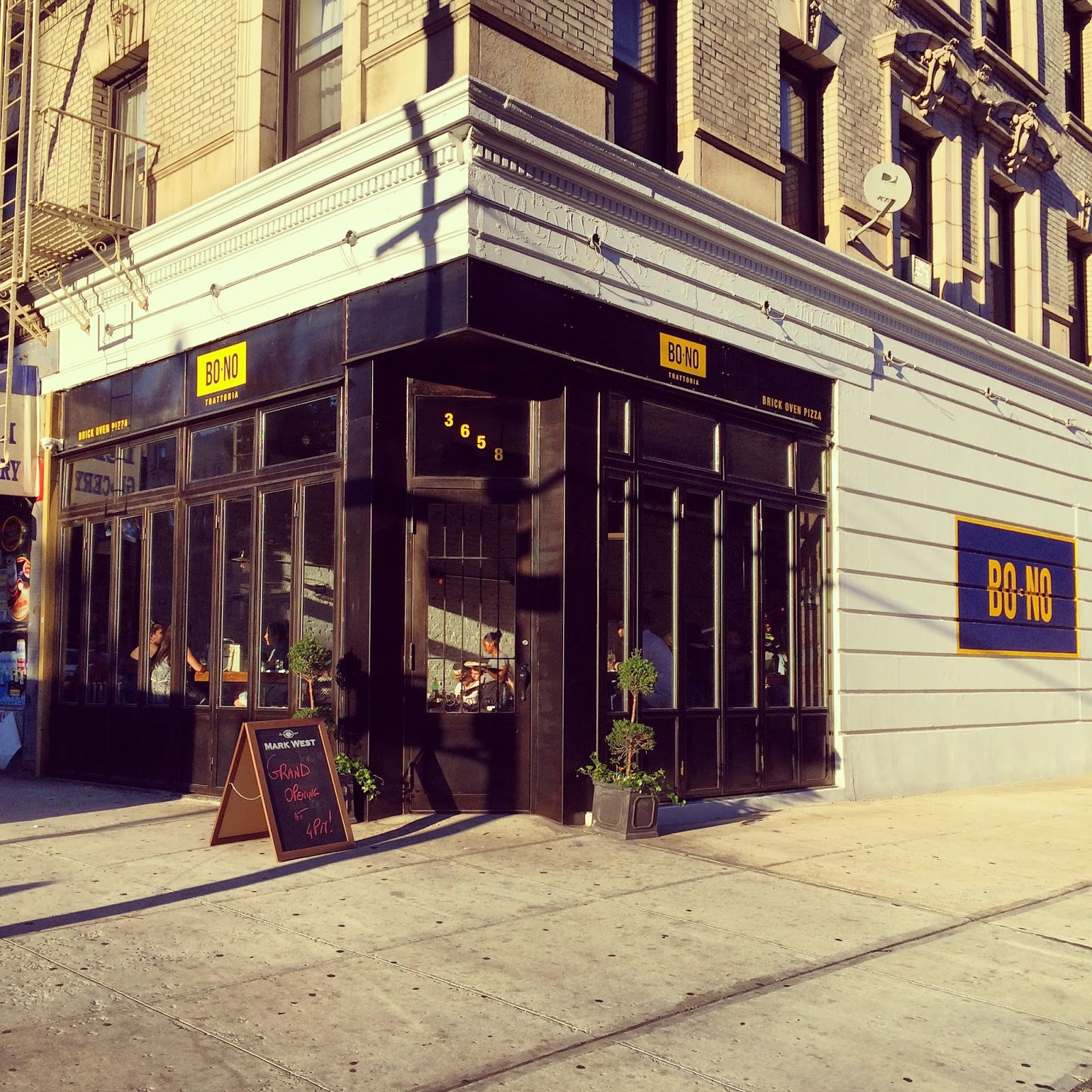 H A R L E M + B E S P O K E: INTRODUCING: BONO TRATTORIA ON BROADWAY