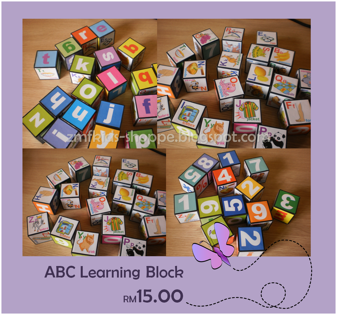 ZMF Kids Shoppe: ABC Learning Block