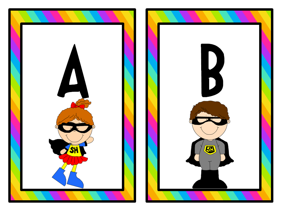 The Teaching Bug: Superhero Word Wall Labels