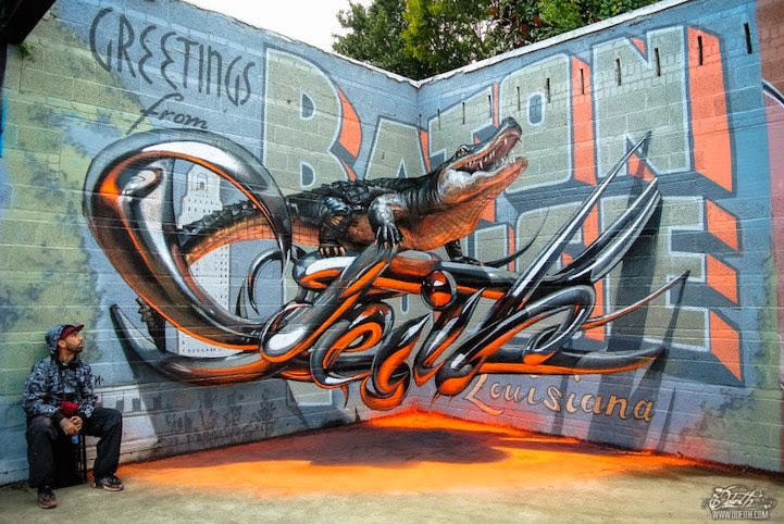 Pintora M. Inés Carod: ODEITH, GRAFFITI EN 3D