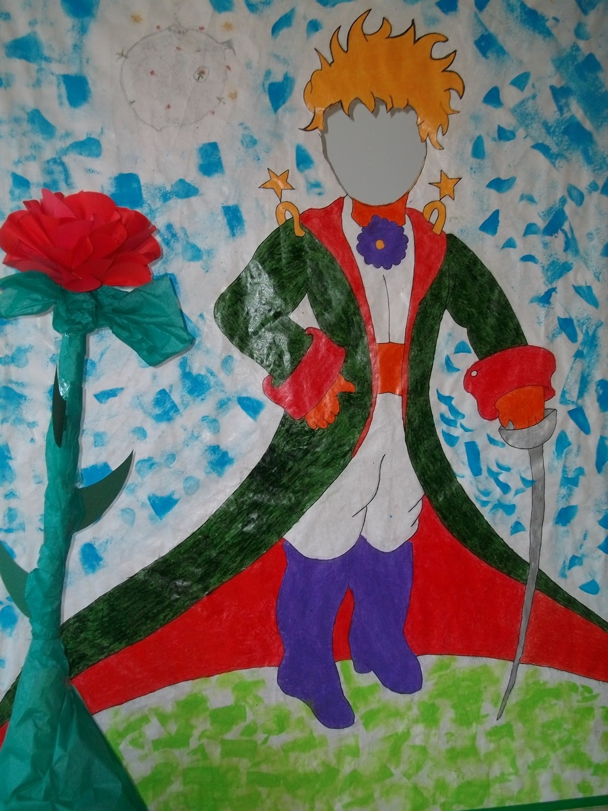 contamoscosicas: CREAMOS LA FLOR DEL PRINCIPITO