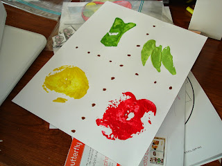 Freshly Chewed Crayons: Apple Art and Upcoming Sales