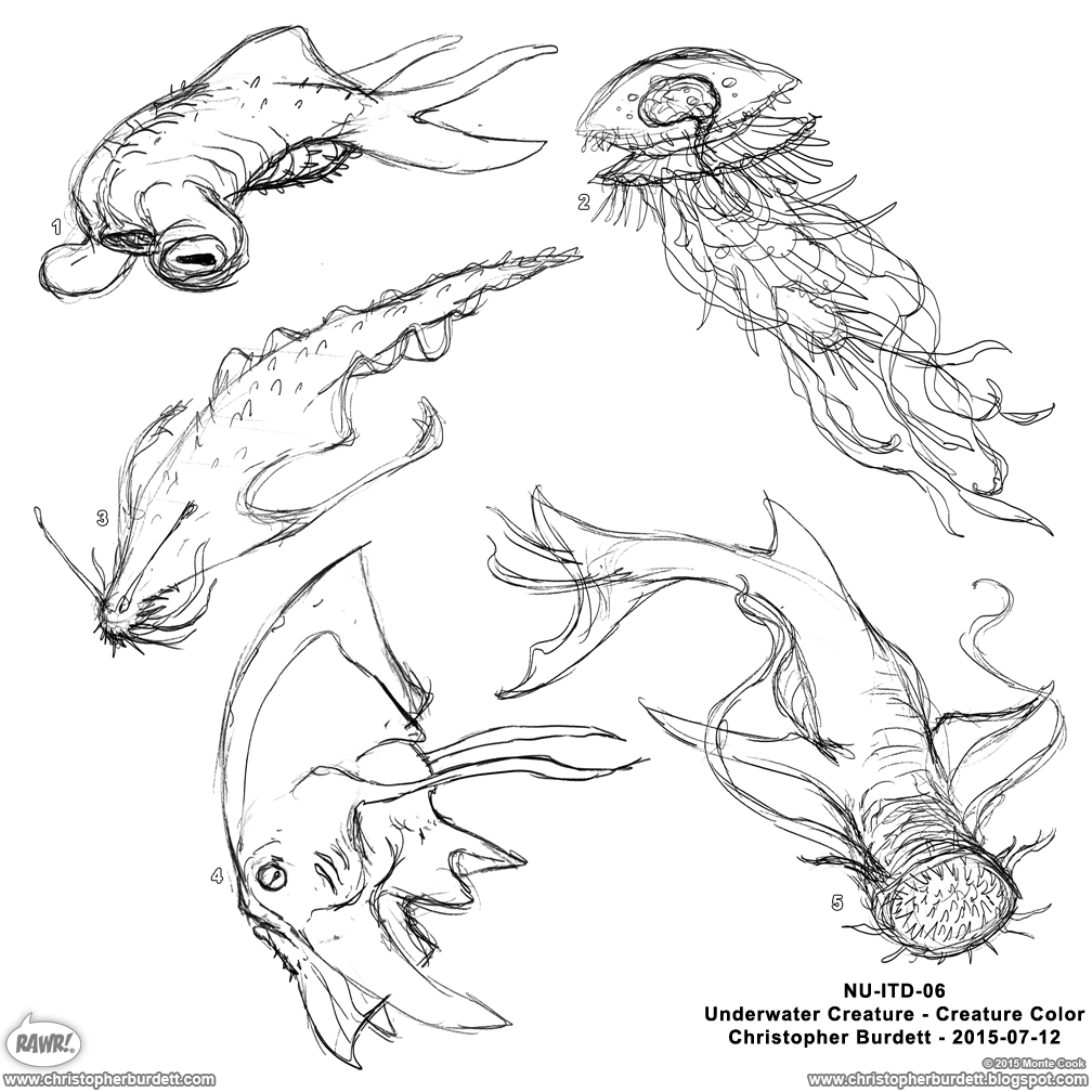 The DOODLES, DESIGNS, and aRT of CHRISTOPHER BURDETT: Numenera Monsters ...