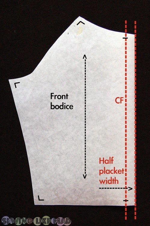 Sewing Like Mad: Sweatshirt dress + adding a button placket to any ...