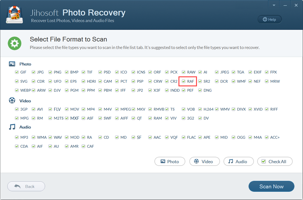 RAF File Recovery - How to Recover Deleted RAF Photos from Fujifilm Camera