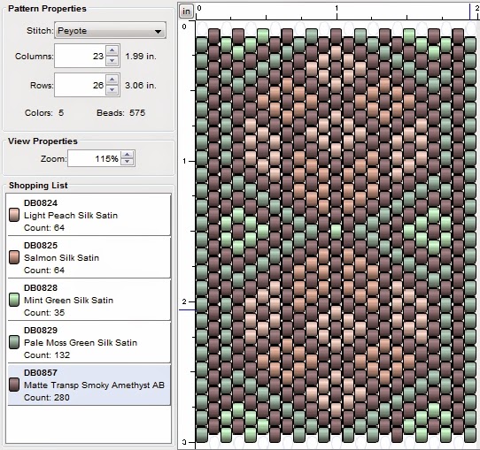 Imaginesque: Beading: Peyote Stitch Pattern 38