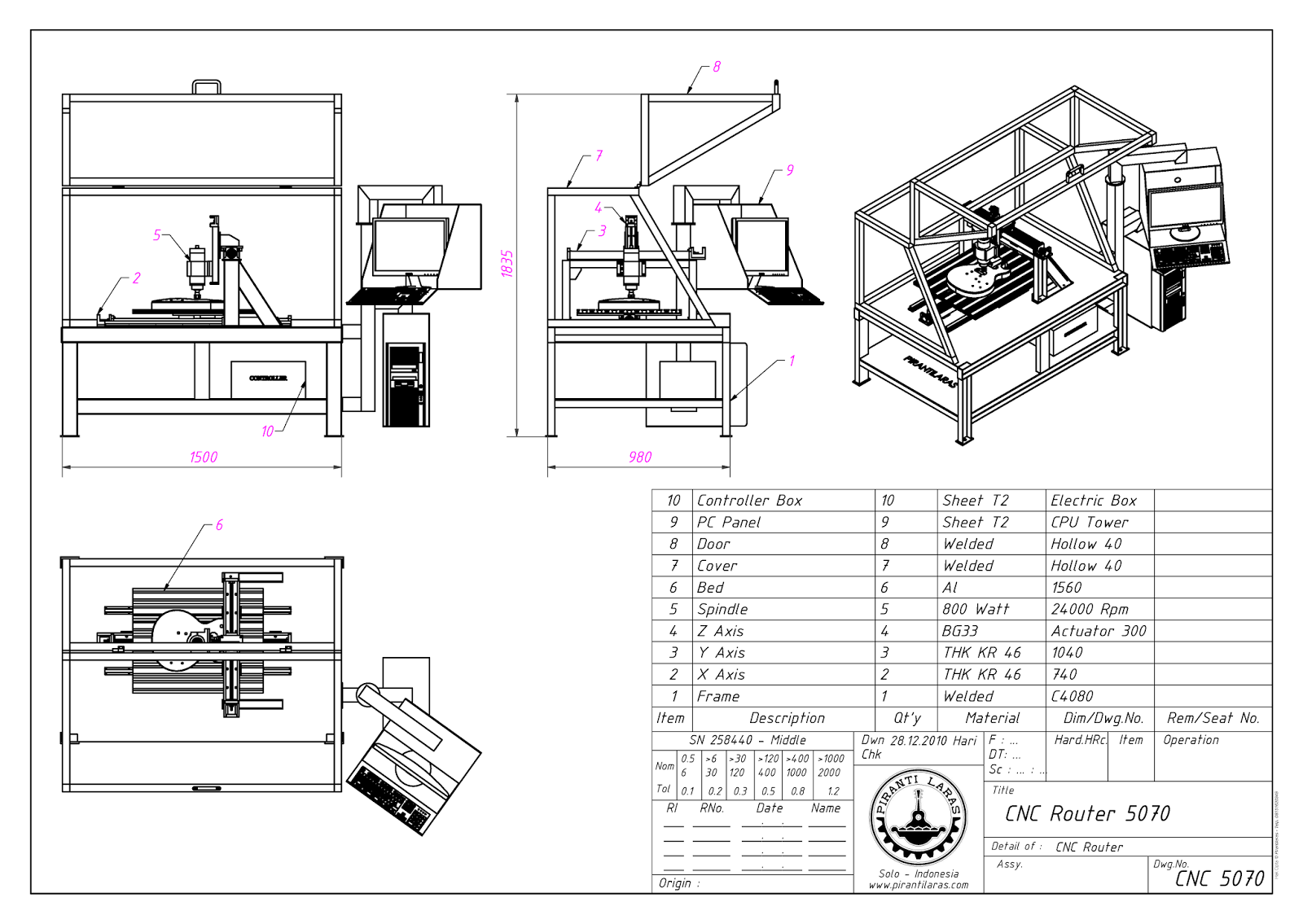 Desktop CNC Machine DIY: DIY CNC Desktop 5070