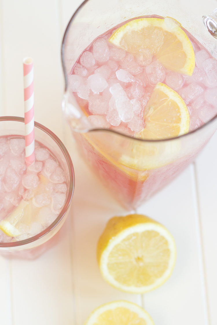 La guinda del pastel: pink lemonade