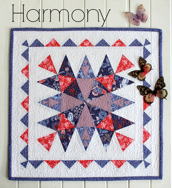 Harmony Mini Quilt + Your Free March 2017 Calendar - Threadbare Creations