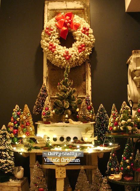 ChiPPy! - SHaBBy!: ViNtaGe Christmas Bottle Brush Trees & Birdies...