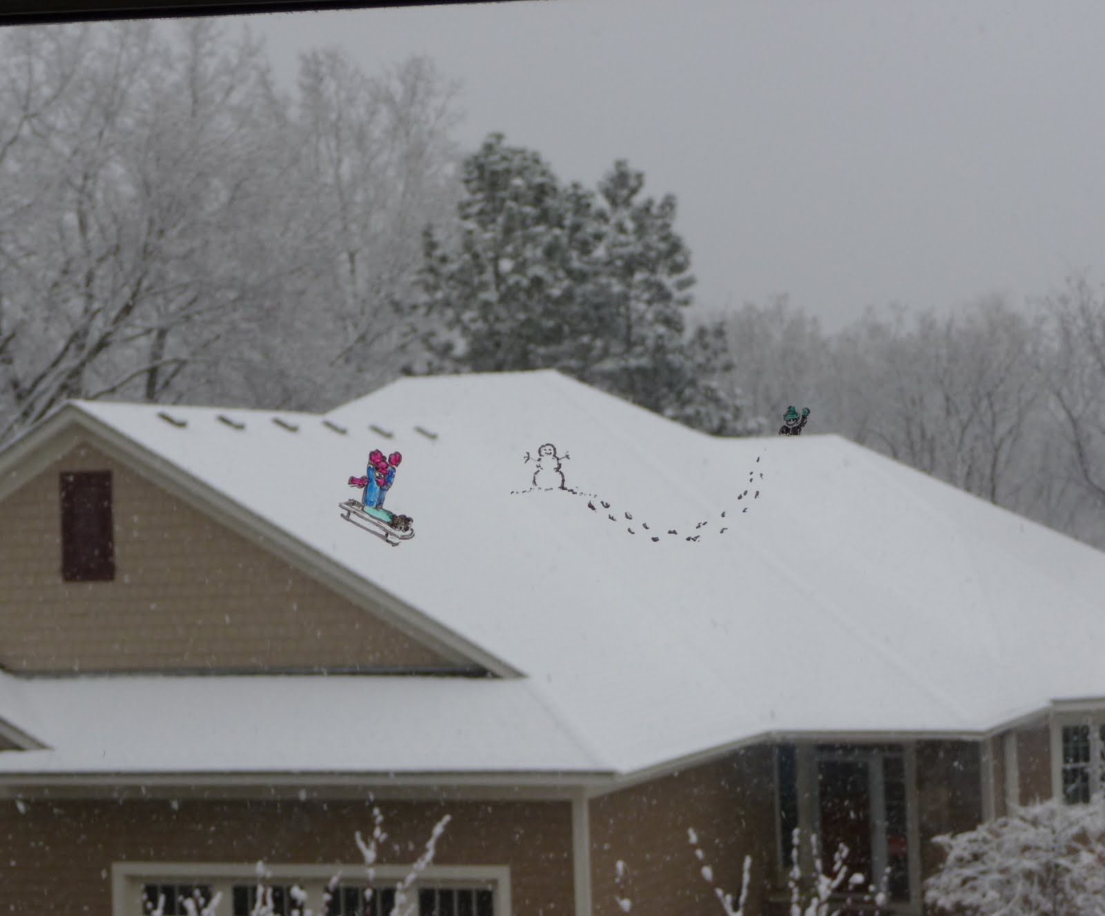 Lemon Harangue Pie: Marker Magic: Fun in the snow!