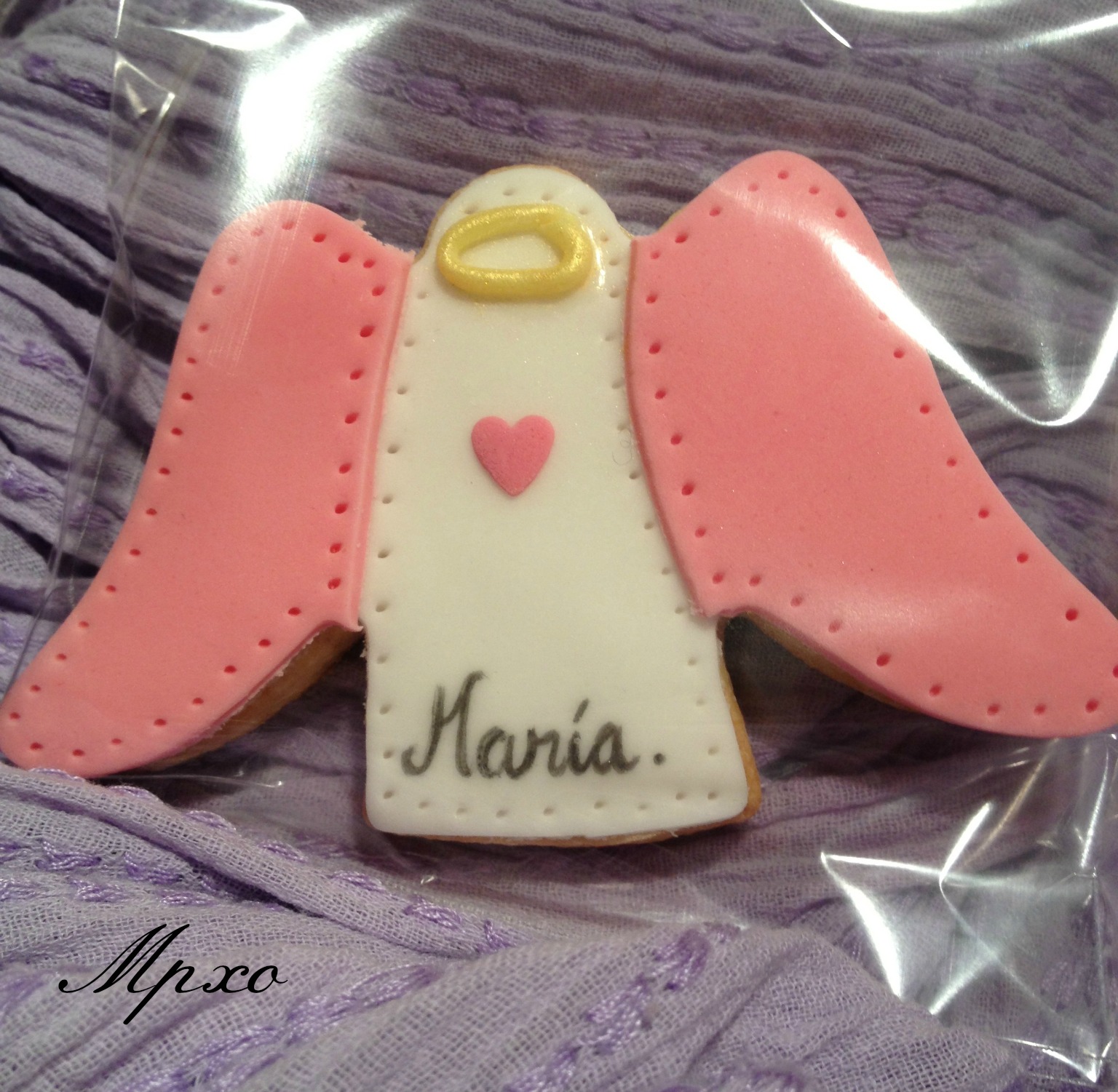 Mi próximo objetivo…será dulce.: Angel de la guarda…. Galletas fondant ...