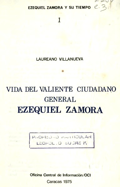 El General Ezequiel Zamora