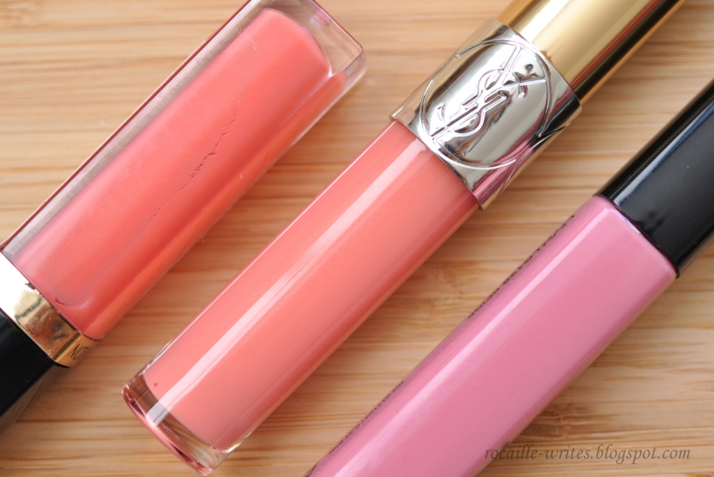 Rocaille Writes: Not Quite There: YSL Gloss Volupté Pure in 203 Corail ...