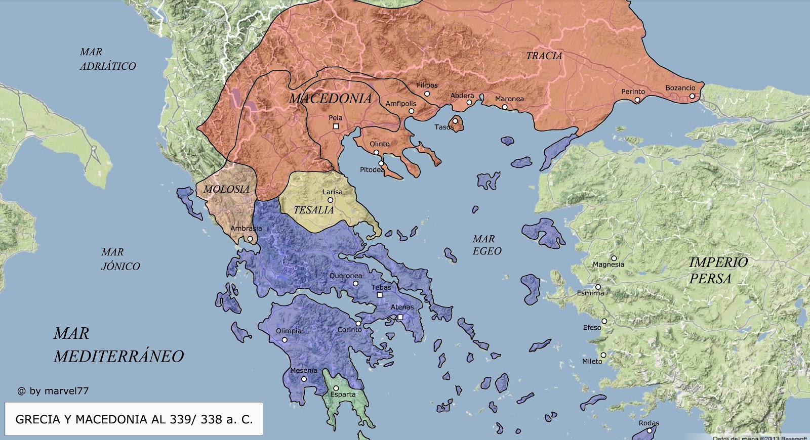 Anábasis Histórica: BATALLA DE QUERONEA, 338 a.C. Filpo II de Macedonia.