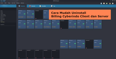 Cara Mudah Uninstall Billing Cyberindo Client dan Server
