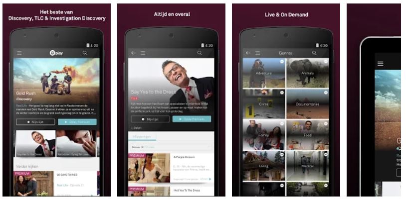 Dplay Discovery Digital Mobile App - Youth Apps