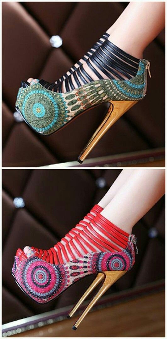 Fαshiση Gαlαxy 98 ☯: Flower print high heel