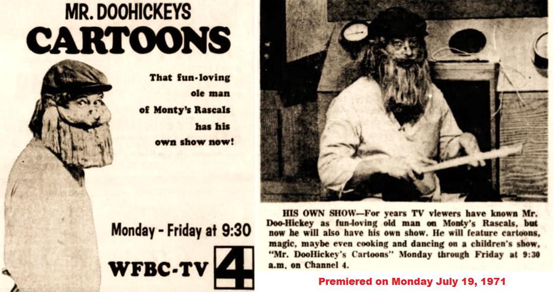 Vintage TV & Wrestling Nostalgia: Mr. Doohickey's Cartoons - 1971 on WFBC 4