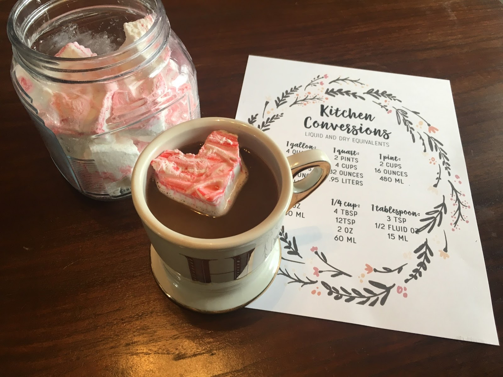 Homemade Marshmallows and Kitchen Conversions Chart | Scripted Desire