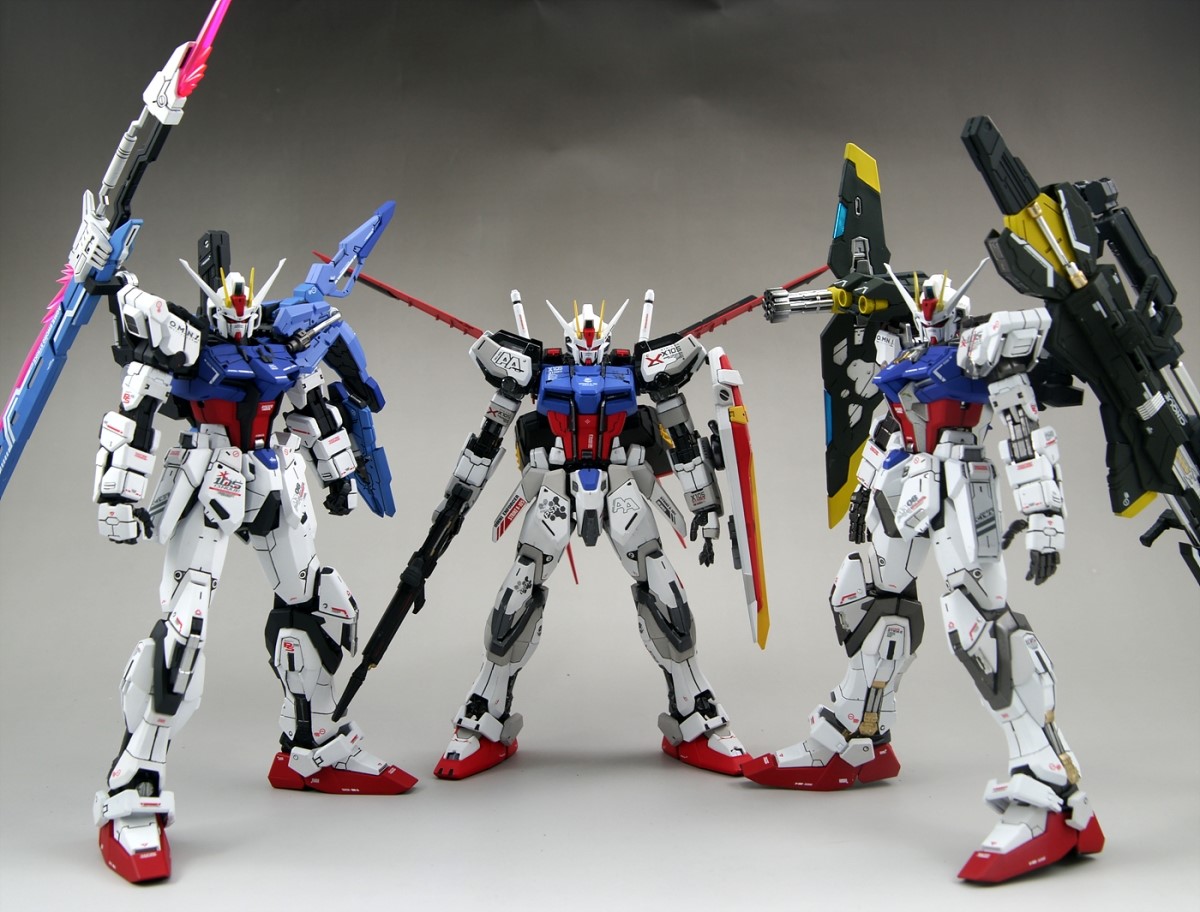 GUNDAM GUY: 1/100 Perfect Strike Gundam - Painted Build