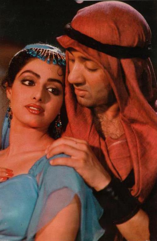 Sridevi: Sridevi and Sunny Deol in Sultanat (1986)