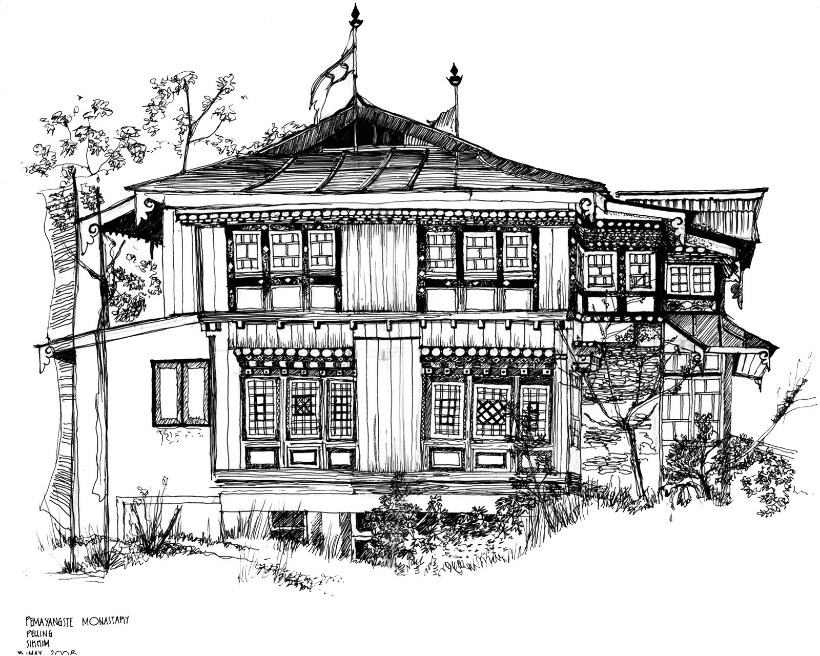 .3006.: house, Pelling, Sikkim