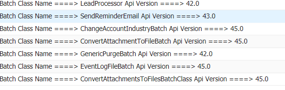 Salesforce Code Crack How To Get All Batch Apex Class Names In Org