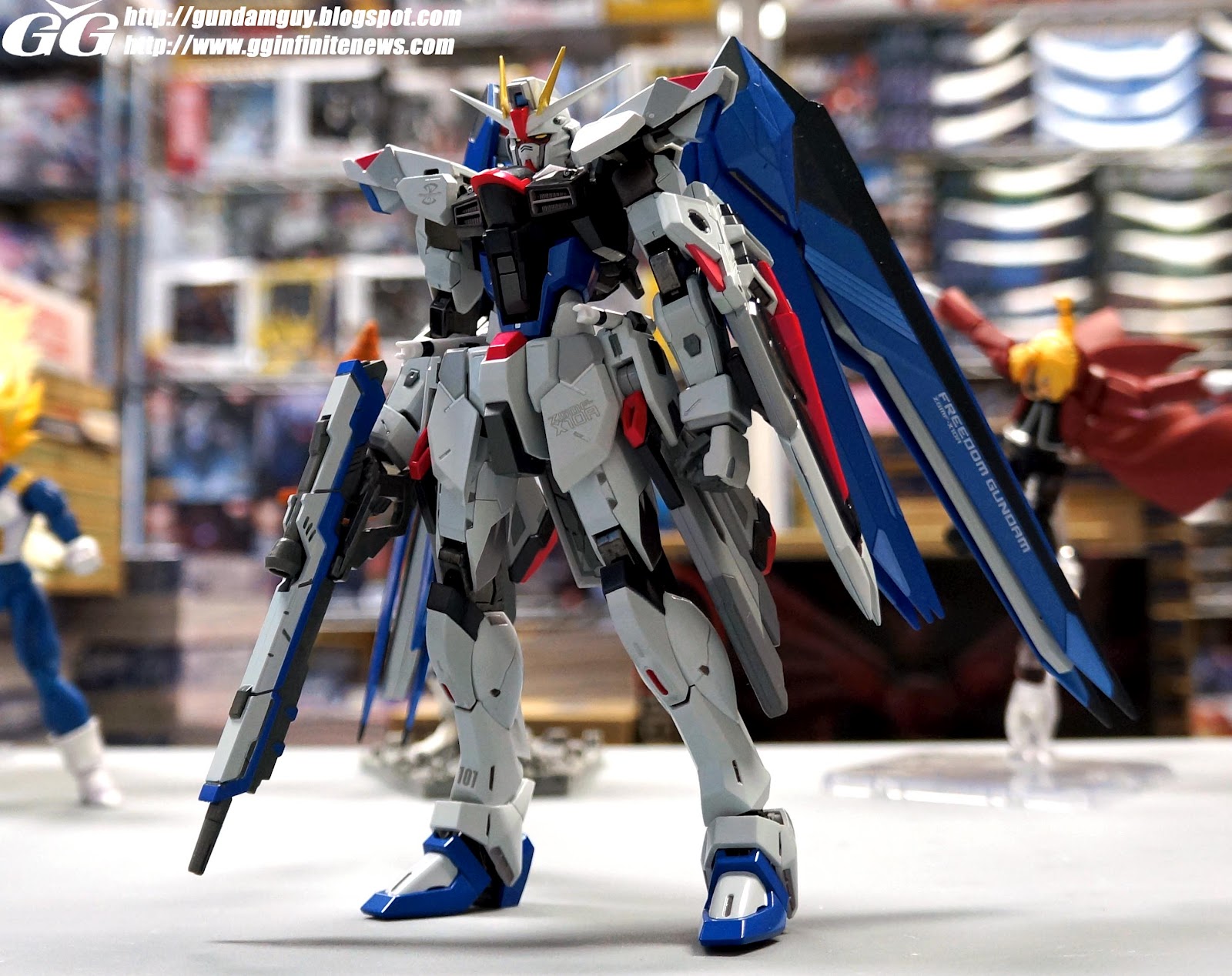 GUNDAM GUY: Metal Build 1/100 Freedom Gundam, 00 Gundam Seven Sword & 0 ...