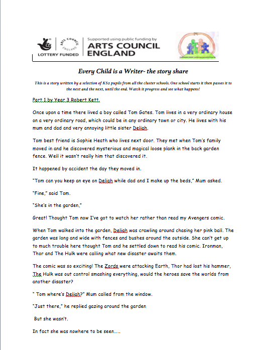 Every Child is a Writer!: KS2 Story Share (cont.)