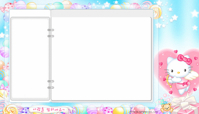 Background Power Point Hello Kitty