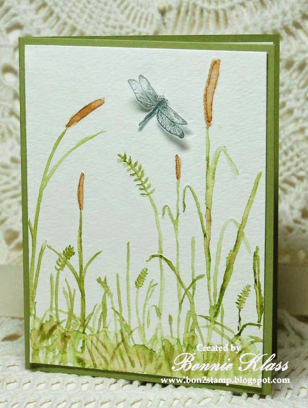 Stamping with Klass: Watercolored Embossing