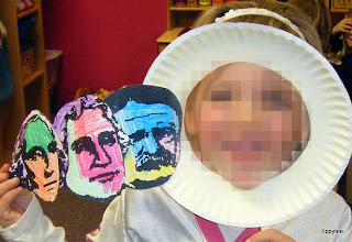 Tippytoe Crafts: Mount Rushmore Heads