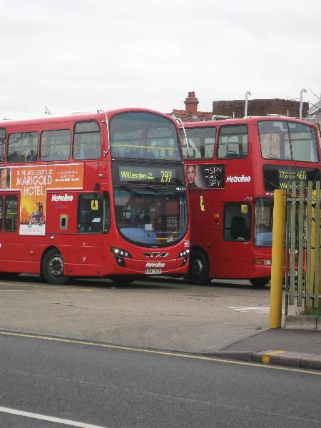 London buses one bus at a time: the return: The Number 297 Route