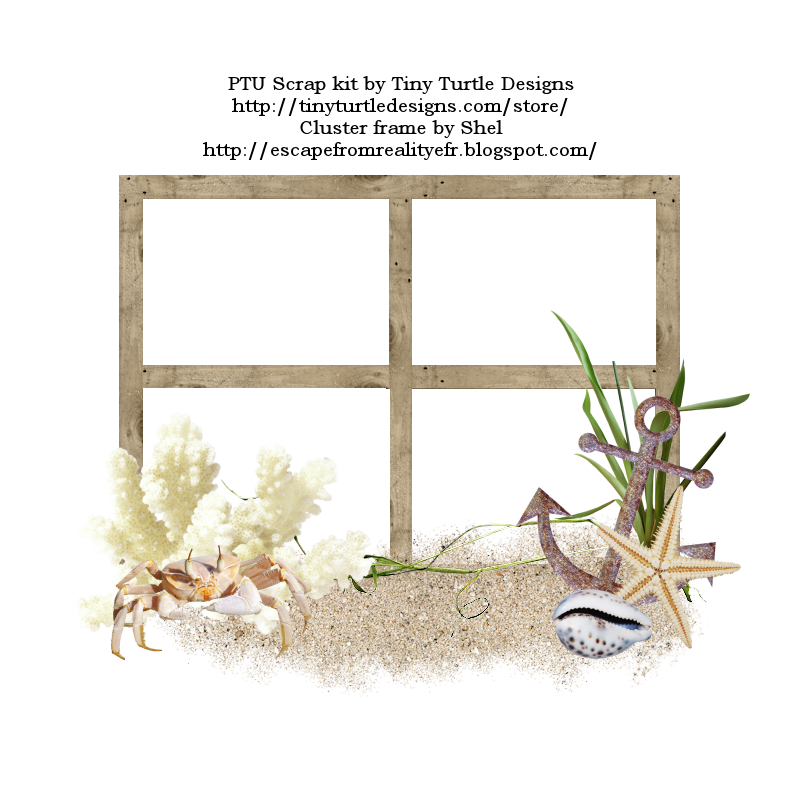 Escape From Reality Blog: FTU 'Sunset Beach' Cluster & Cluster Frames