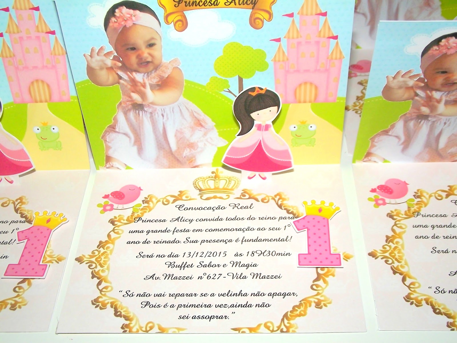 Convite Princesa Alicy