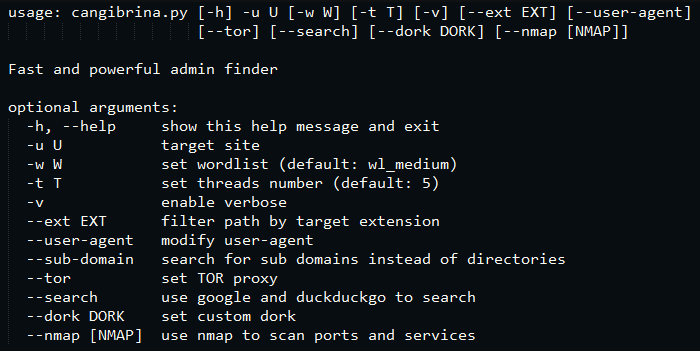 Cangibrina | Encontrar el panel administracion de un sitio web ...