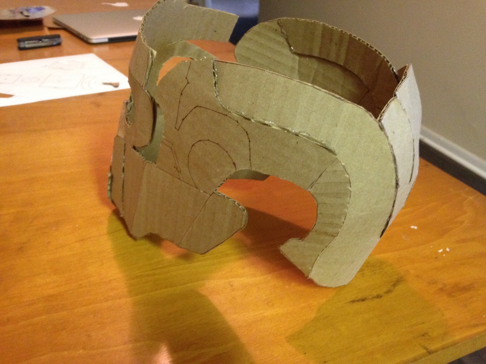 HalloweenWorks: DIY Star-Lord cardboard mask