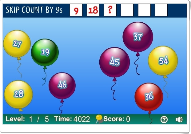 Balloon Pop Math