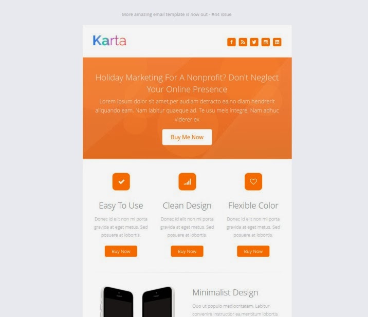 50+ Best Responsive Email Templates - Webprecis