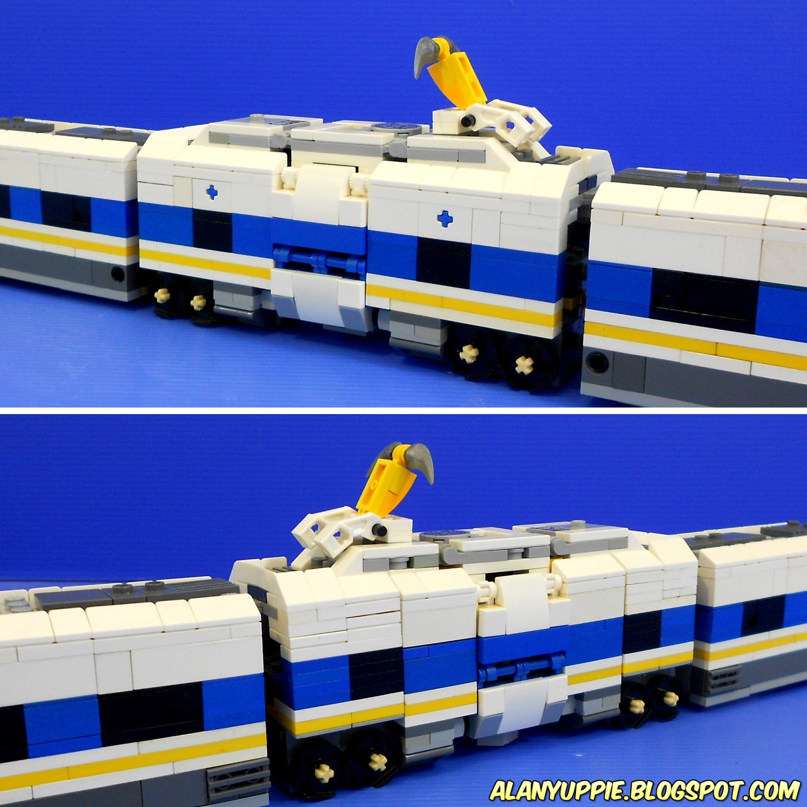 Alanyuppie's LEGO Transformers: LEGO Triple Changer Railrazor Part 1 of ...