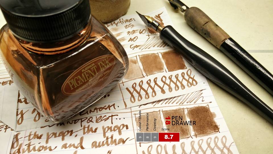 Ink Review: Sepia by Platinum | 18 PEN DRAWER