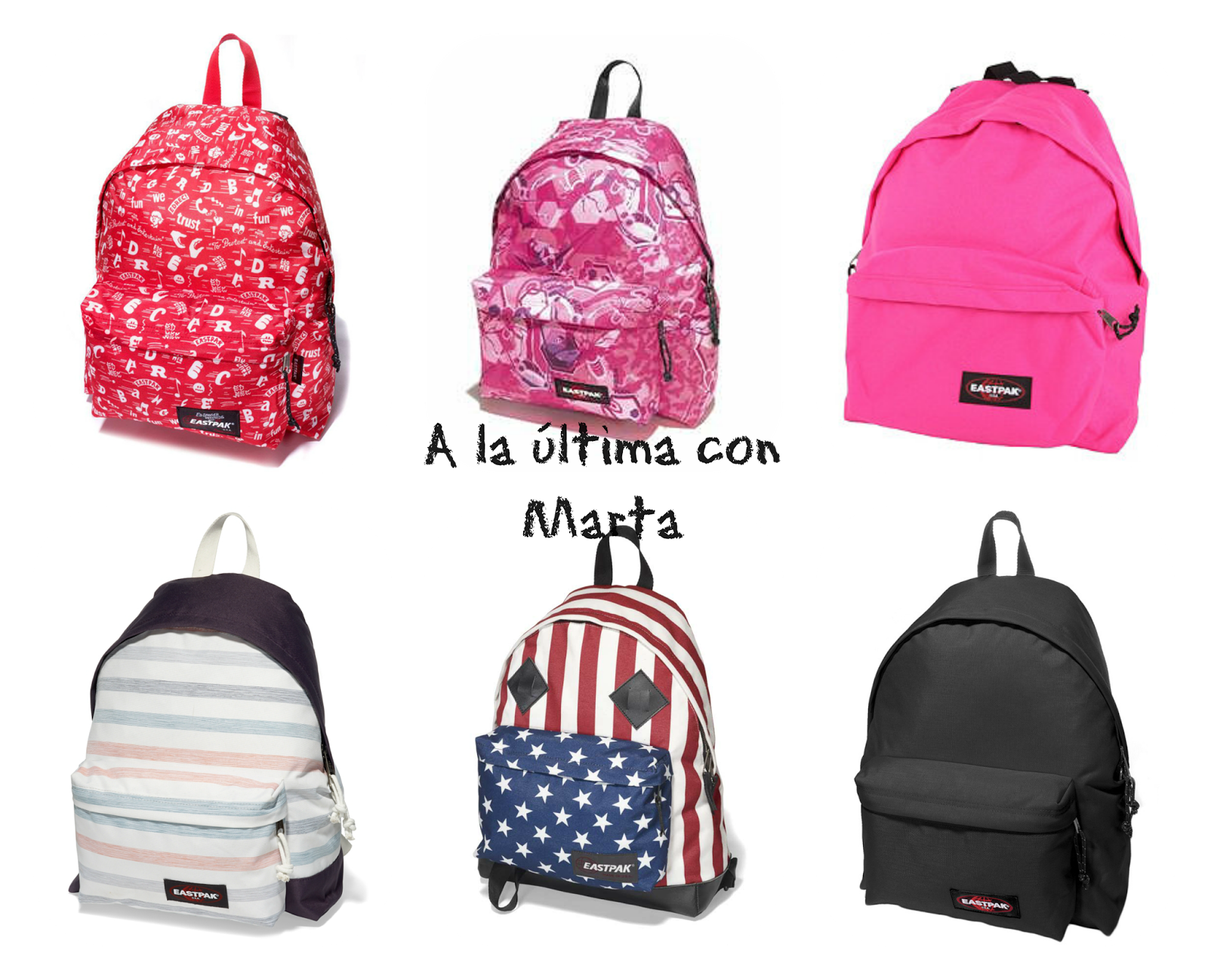 A la última con Marta: Mochilas Eastpak!