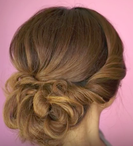 Easy Twist Updo Hairstyle Tutorial For Girls - Easy Girls Hairstyles
