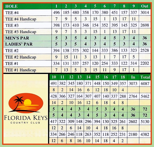 The Florida Golf Course Seeker: Florida Keys Country Club