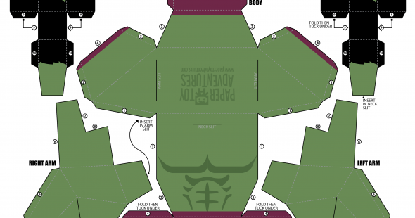 Hulk - CASA DO PAPERCRAFT