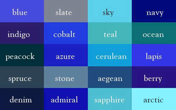 Nama Nama Warna Yang Perlu Di Ketahui | Blog Sihatimerahjambu