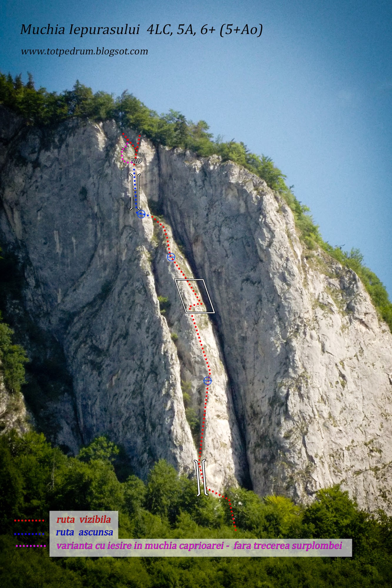 I travel for travel's sake: Muchia Iepurasului - alpinism in Postavaru ...