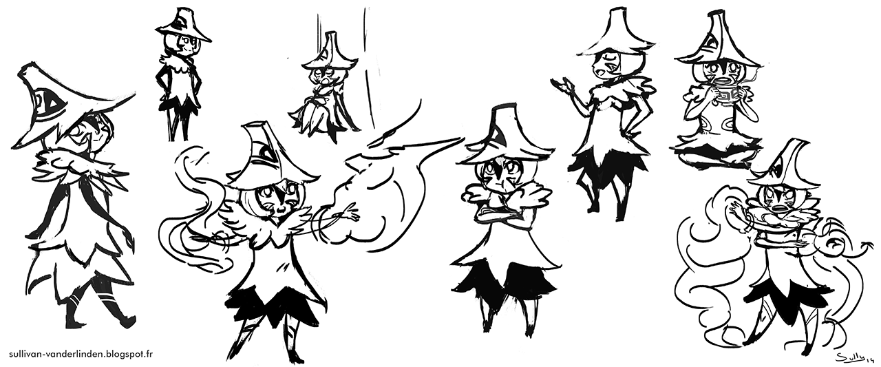 Sullivan Vanderlinden portfolio: posing characters