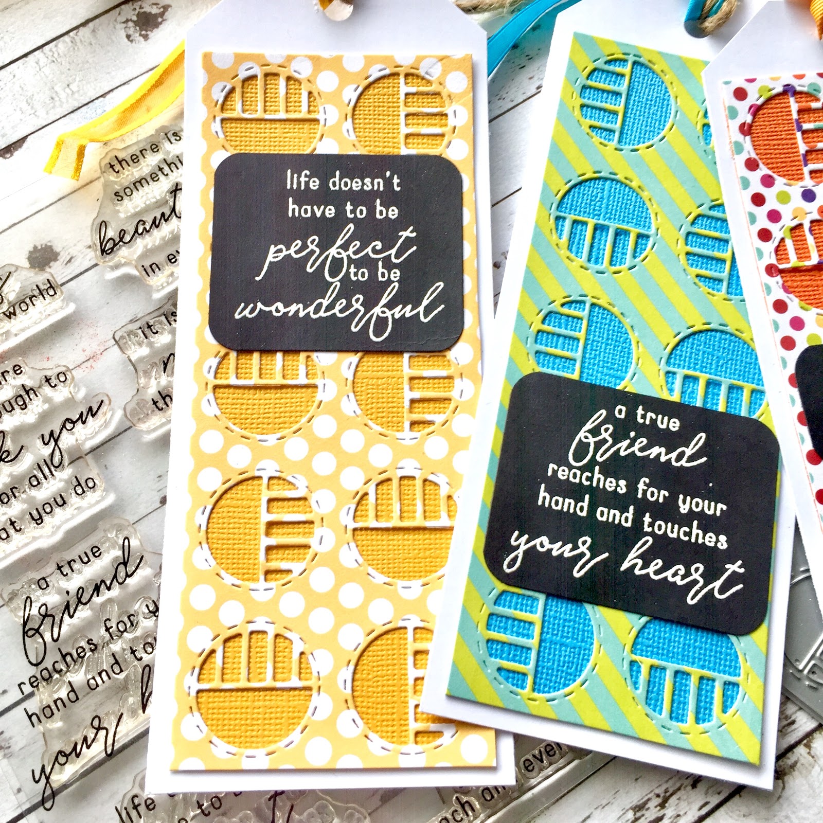 Cue the Confetti Bookmarks | alilovescardmaking